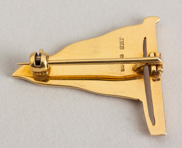 Leopard Antiques Antique Royal Yacht Squadron 9CT Gold and Enamel ...