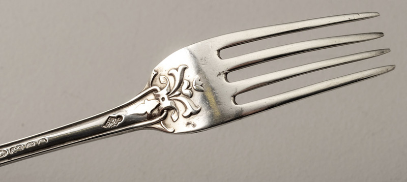 Leopard Antiques Rare Tudor Pattern Silver Child's Spoon and Fork ...