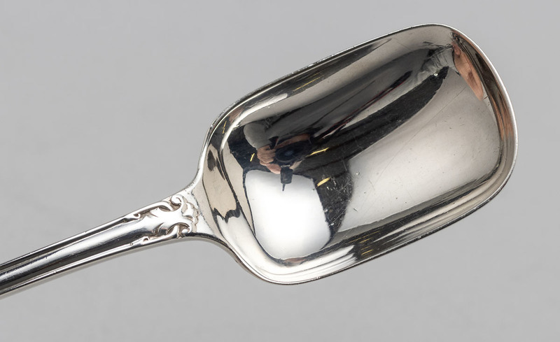 Leopard Antiques Rare Tudor Pattern Victorian Silver Sugar Spoon ...